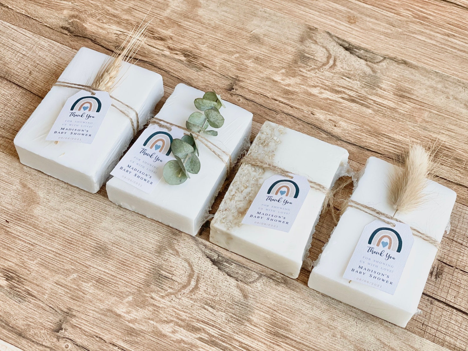 Gender Neutral Blue Boho Rainbow Baby Shower Soap Favors - Etsy