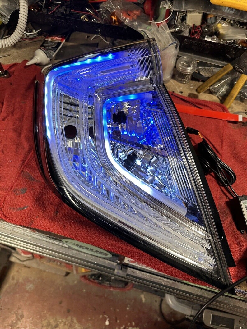 Honda Civic Type-r FK8 OEM Tail Lights Tail Lamps Custom Clear - Etsy