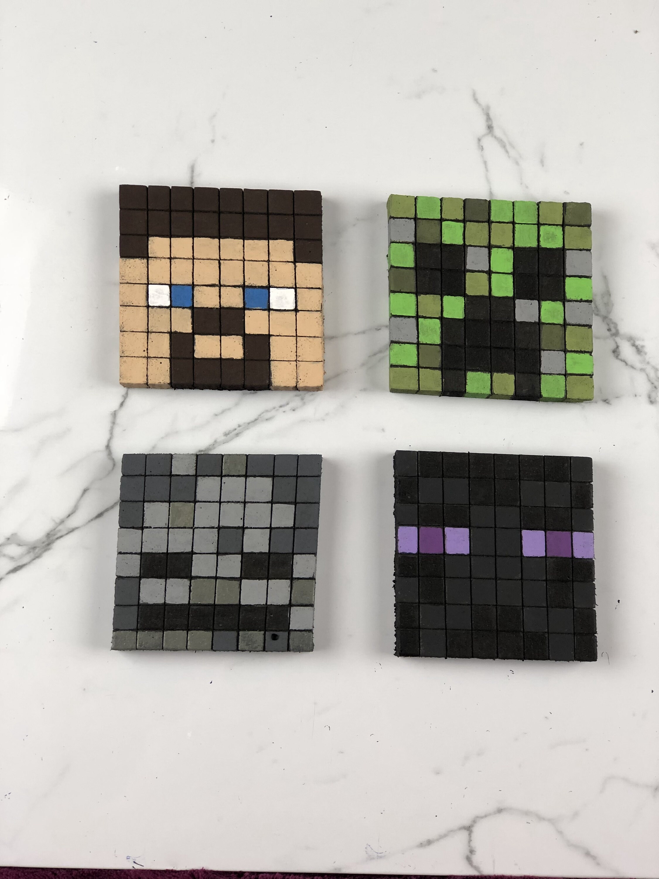 Minecraft Mob Face Fridge Magnets - Etsy