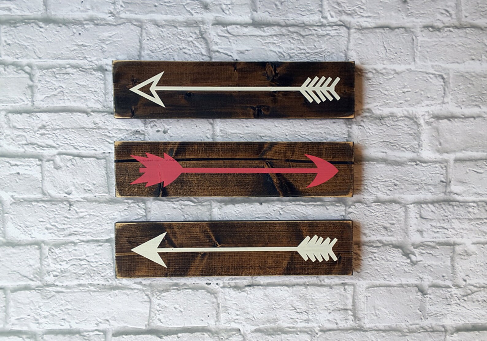Rustic Wooden Arrows 3 Piece Set Farmhouse Decor Wooden - Etsy