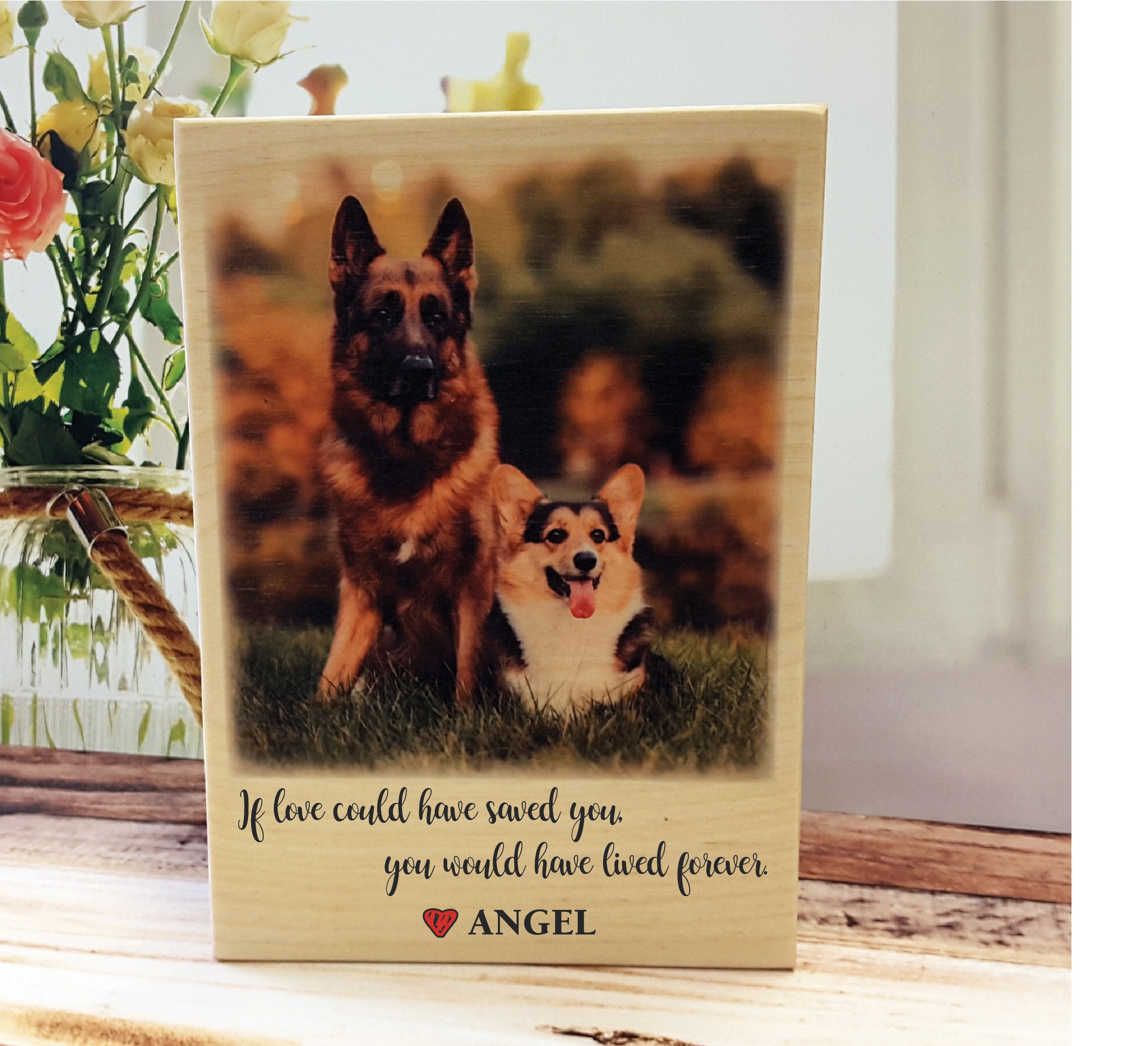 Pet Memorial In Memory of Dog Gift For Pet Loss Dog | Etsy