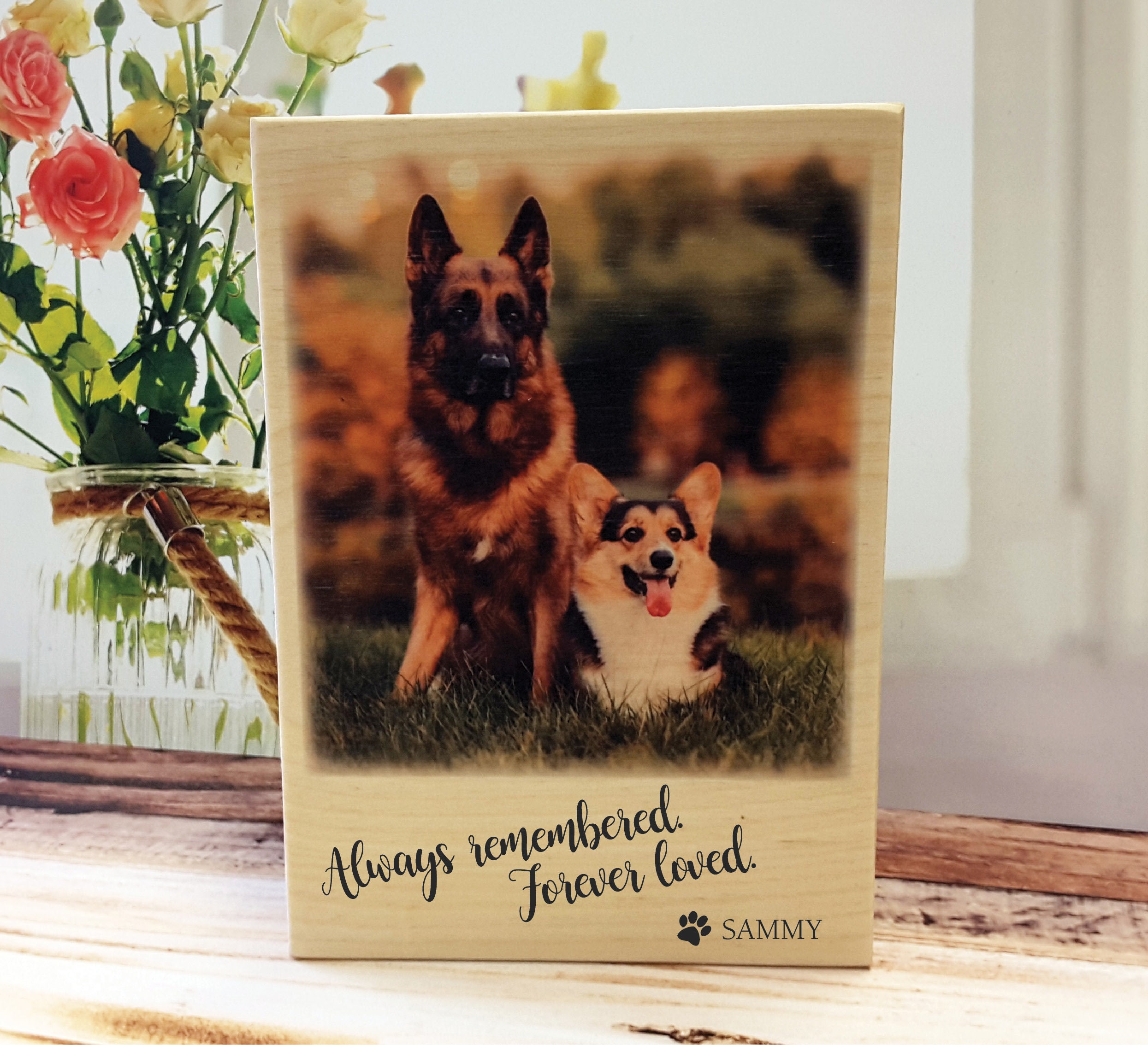 Pet Memorial in Memory of Dog Gift for Pet Loss Dog | Etsy