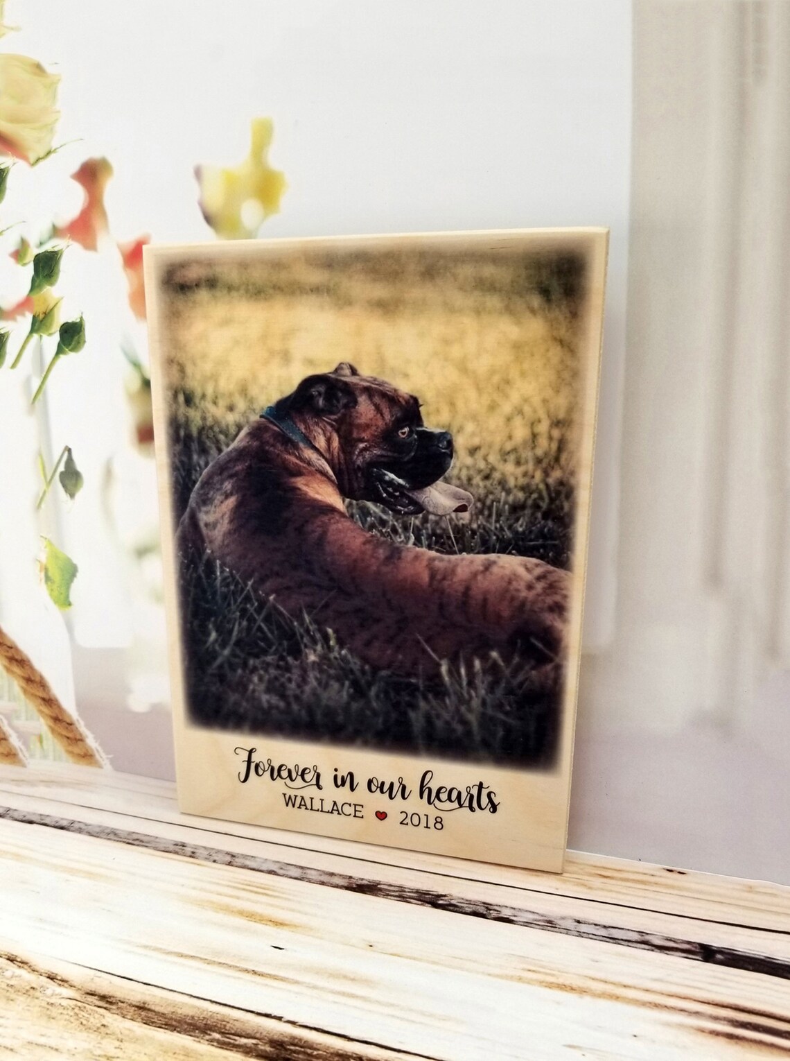 Pet Memorial in Memory of Dog Gift for Pet Loss Dog - Etsy