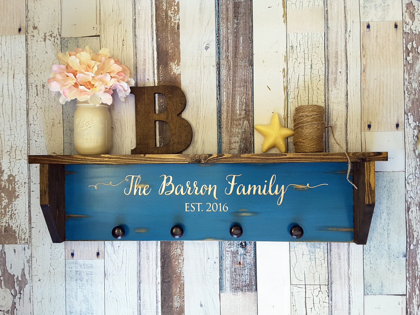Family Wall Shelf Kitchen Shelf Foyer Shelf Decorative - Etsy
