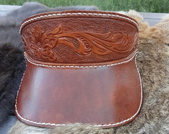 Leather Visor - Etsy