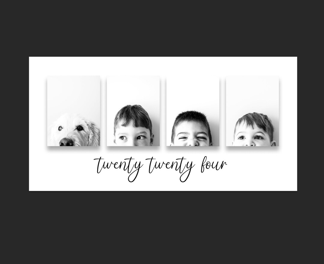 Personality Portraits Template (4 Images) - Etsy