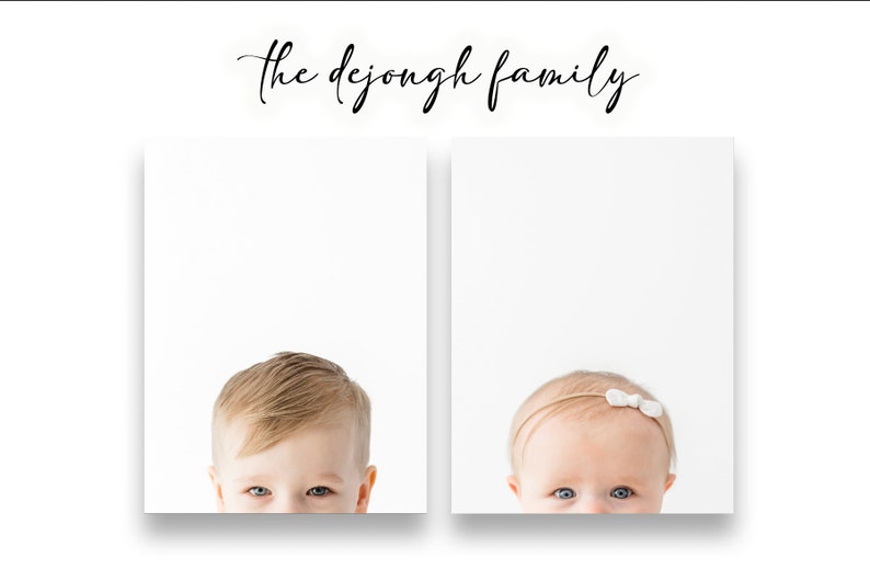 Personality Portraits Template 2 Images - Etsy