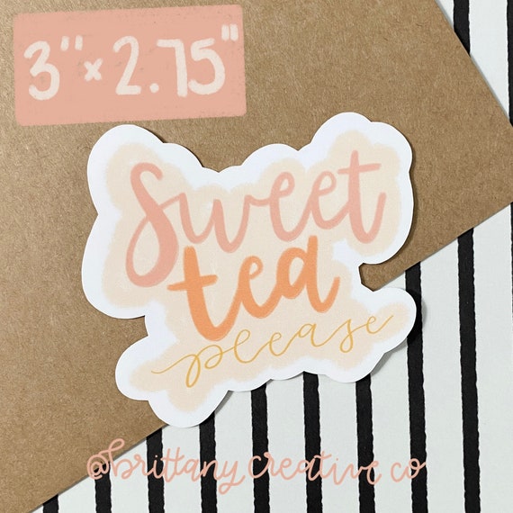 Sweet Tea Sticker Sweet Tea Decal | Etsy