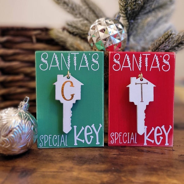 Santa Key - Etsy