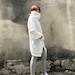 White Fishnet Jacket, Zip up Fishnet Jacket, Oversized Fishnet Jacket ...