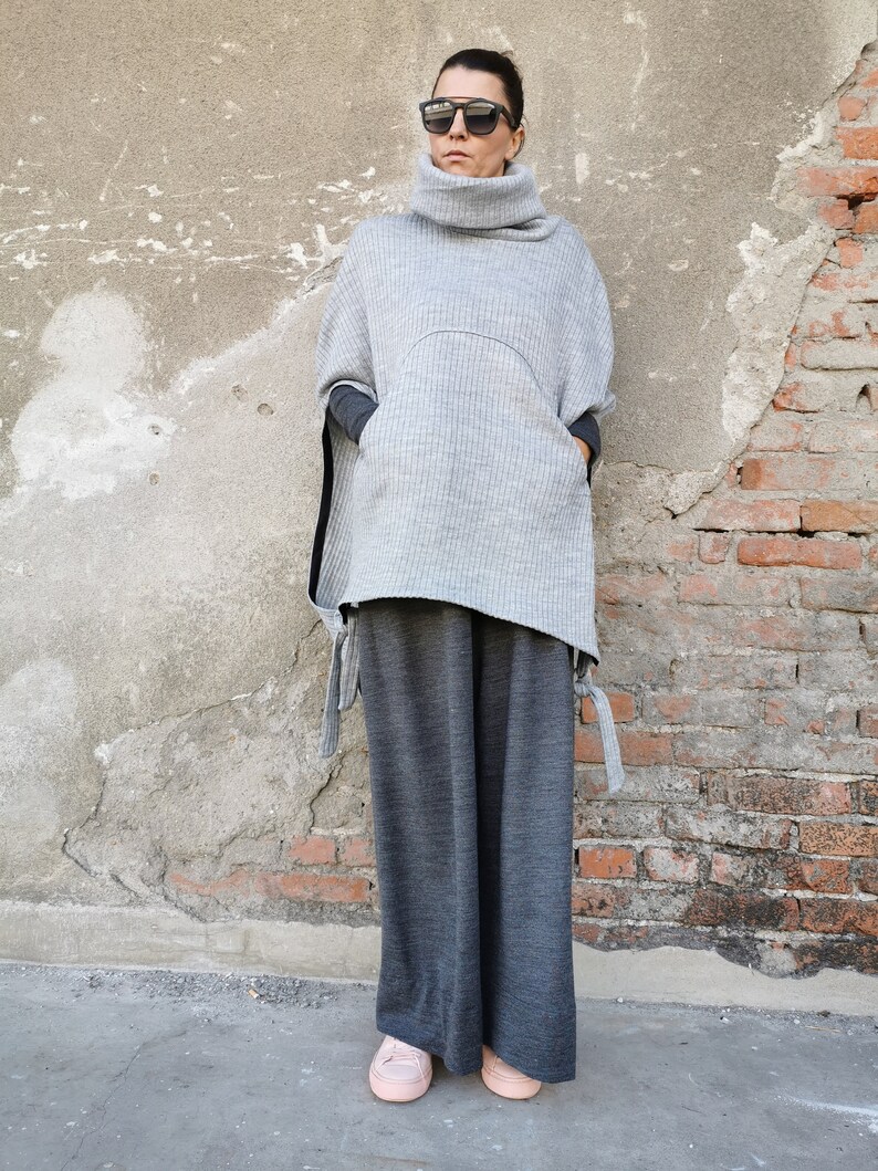 Poncho for Women Womens Winter Poncho Turtleneck Poncho | Etsy