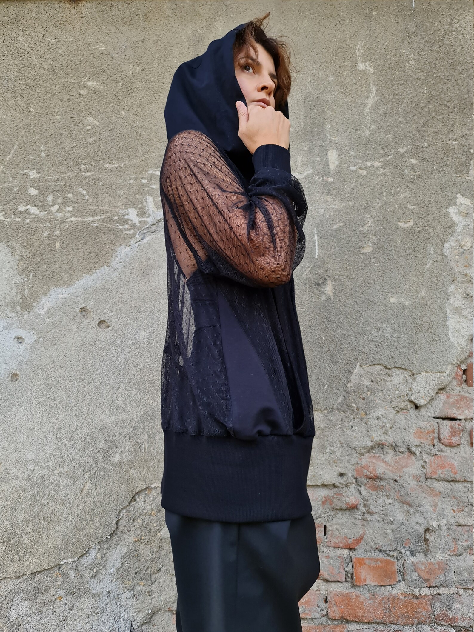 Lace Sweatershit Women Lace Sweatshirt Hooded Lace Sweater - Etsy