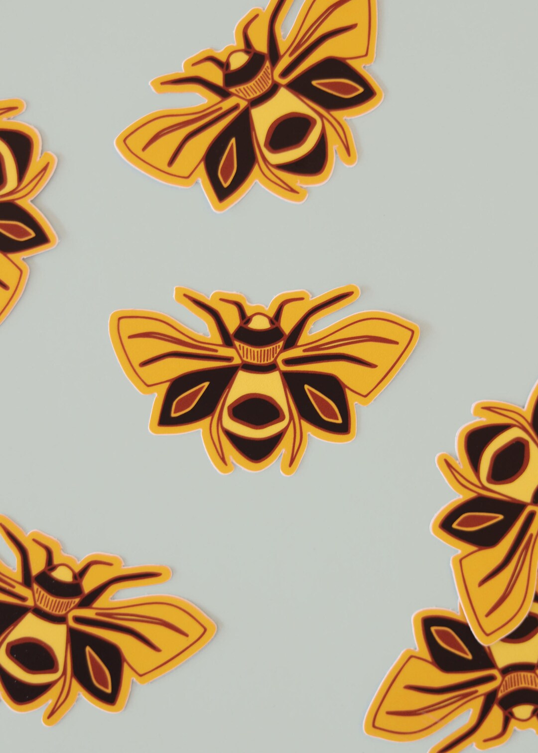 Bumble Bee Vinyl Sticker - Etsy