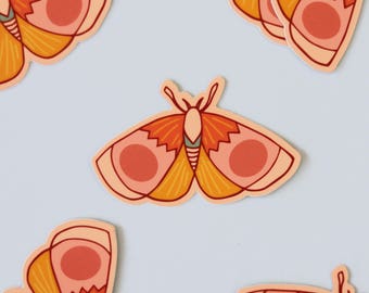 Moth Vinyl Sticker Pack 3 Stickers | Etsy