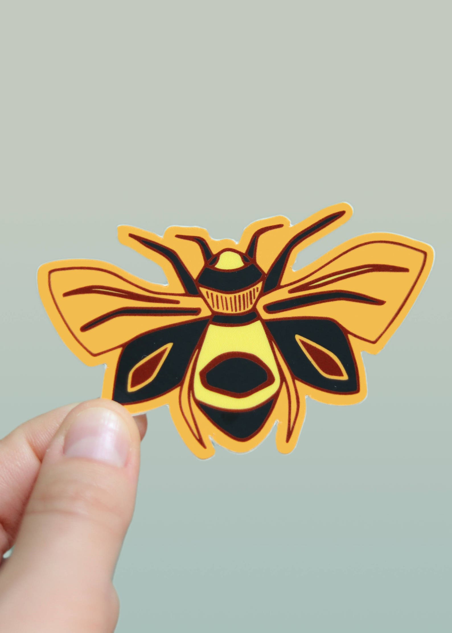 Bumble Bee Vinyl Sticker - Etsy