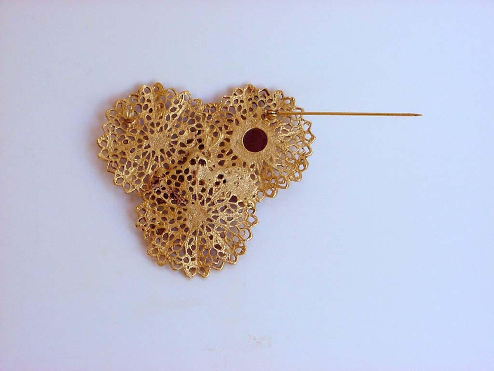 Modernist Abstract Trefoil Brooch Pin Multicolored Rhinestone | Etsy