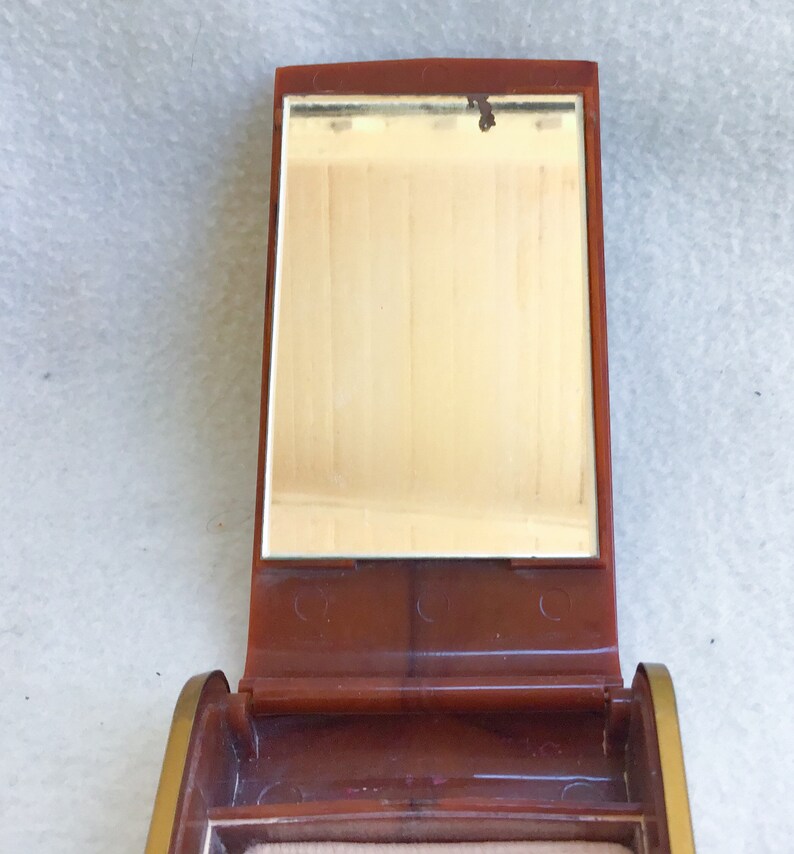 Bakelite Compact Carryall Purse Art Deco Flapper Handbag - Etsy