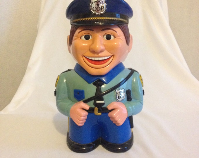 Cookie Jar Cookie Cop Talking Policeman item 158 - Etsy