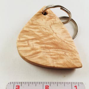 Handmade Light Figured Maple Key Rings - Etsy