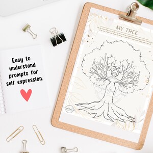 My Tree Self-care Worksheet, Art Therapy, PDF, JPEG, Therapeutic Art ...