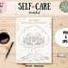 My Tree Self-care Worksheet, Art Therapy, PDF, JPEG, Therapeutic Art ...