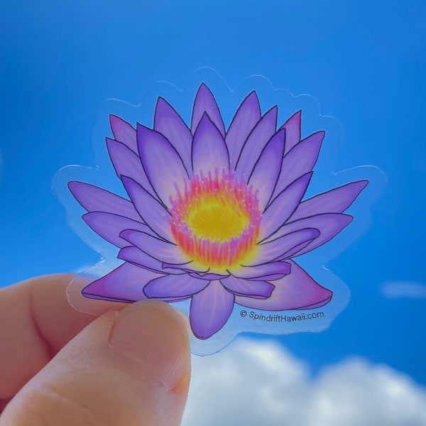 Lotus Flower Sticker - Etsy