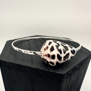 Hawaiian Hebrew Cone Shell Hammered Bangle/ Choose From 14k Gold Filled ...