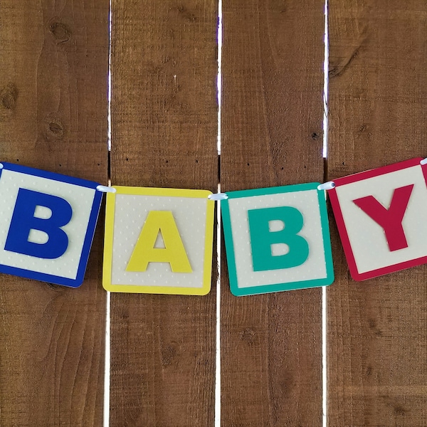 Primary Color Banner - Etsy