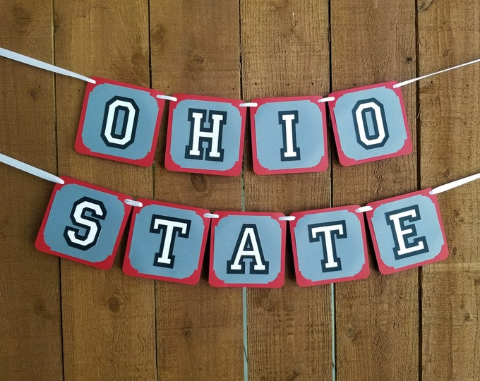 OHIO STATE BANNER, Ohio State Graduation Banner, Graduation Banner ...