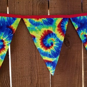 Tie Dye Banner, 60's Birthday Banner, Groovy Banner, 60's Banner ...