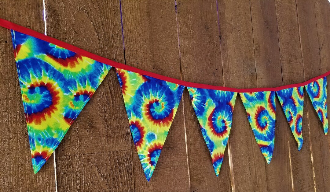 Tie Dye Banner, 60's Birthday Banner, Groovy Banner, 60's Banner ...