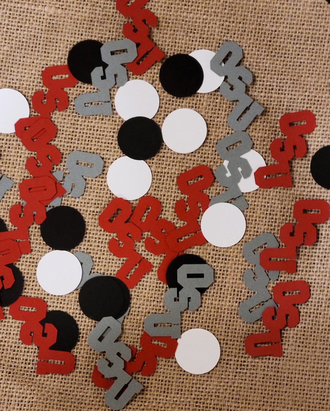 OSU Confetti, Ohio State Confetti, OSU Party Decor, Ohio State Party ...