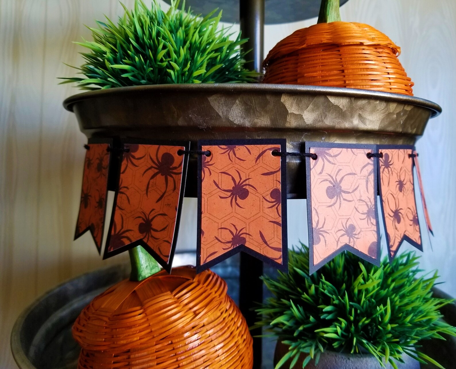 Halloween Tiered Tray Decor Spooky Spider Tiered Tray Mini - Etsy