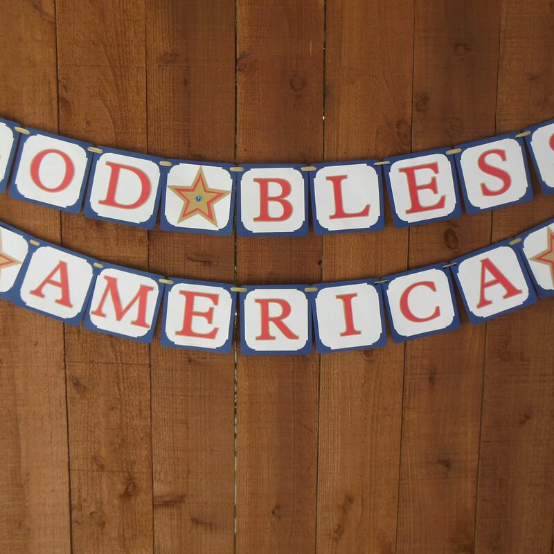 Patriotic Bunting - Etsy