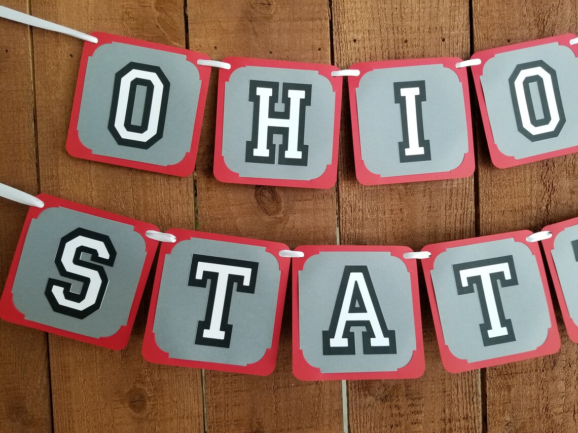 OHIO STATE BANNER Ohio State Graduation Banner Graduation | Etsy