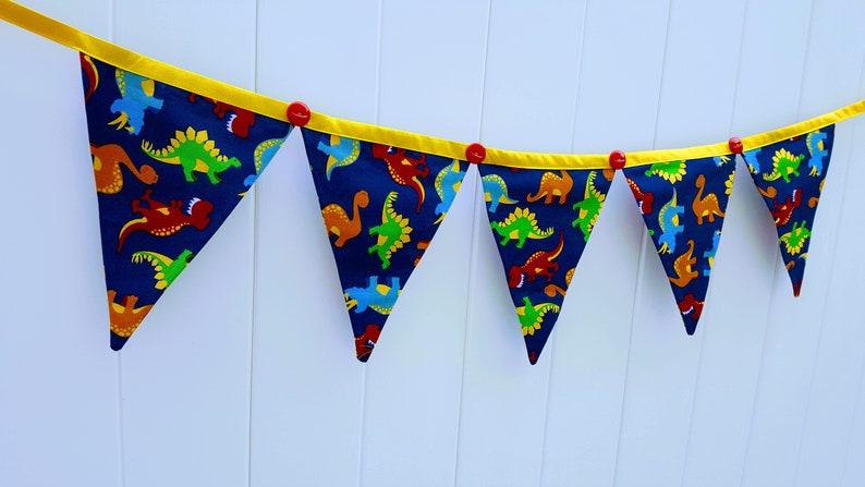 DINOSAUR Banner Dinosaur Room Decor Dinosaur Bunting - Etsy