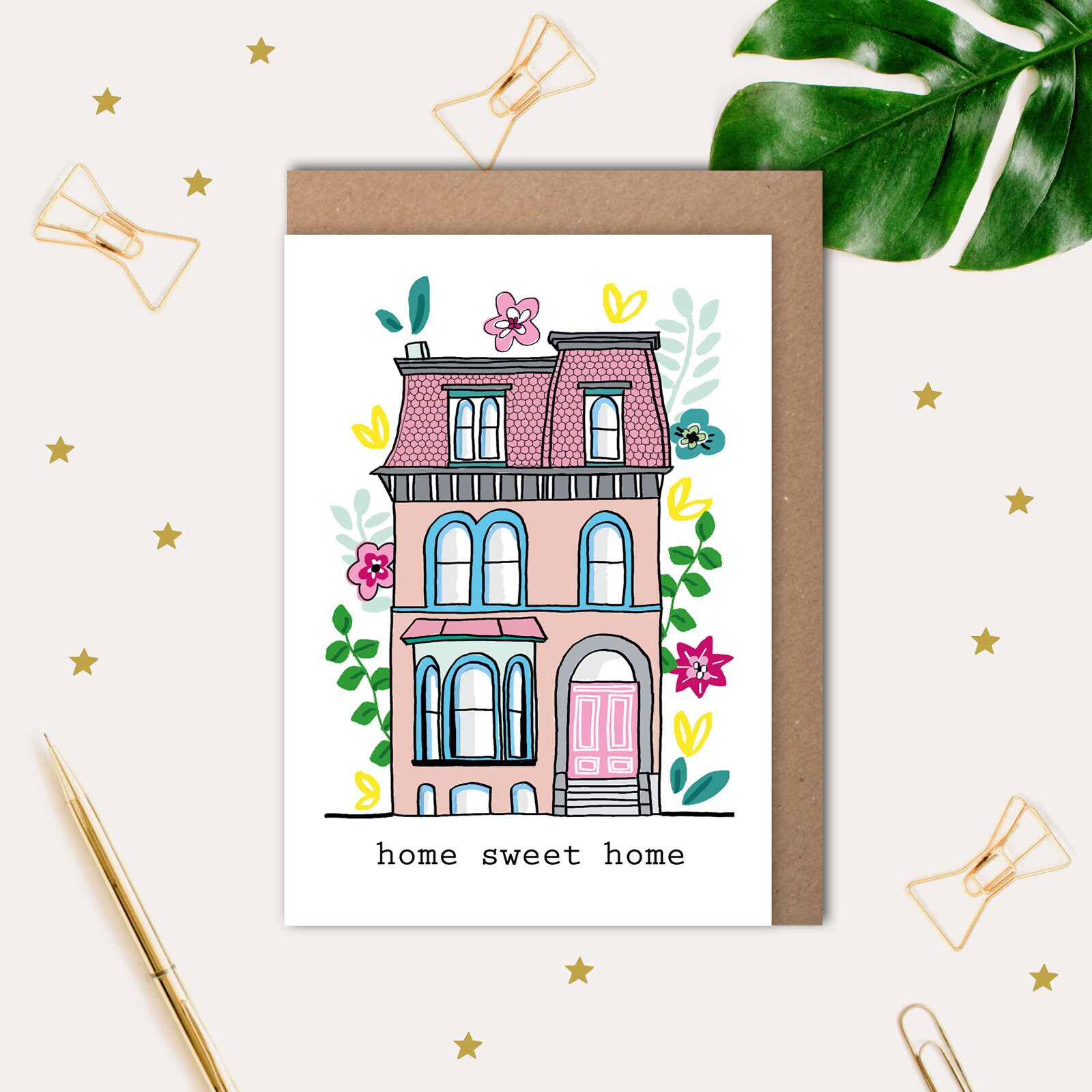 New Home Card Housewarming Card New House Moving Card | Etsy