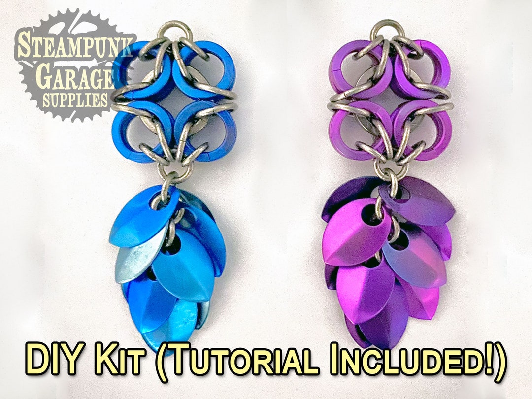 X2 Celtic Labyrinth Kits + Tutorial - TITANIUM Square Wire Rings ...