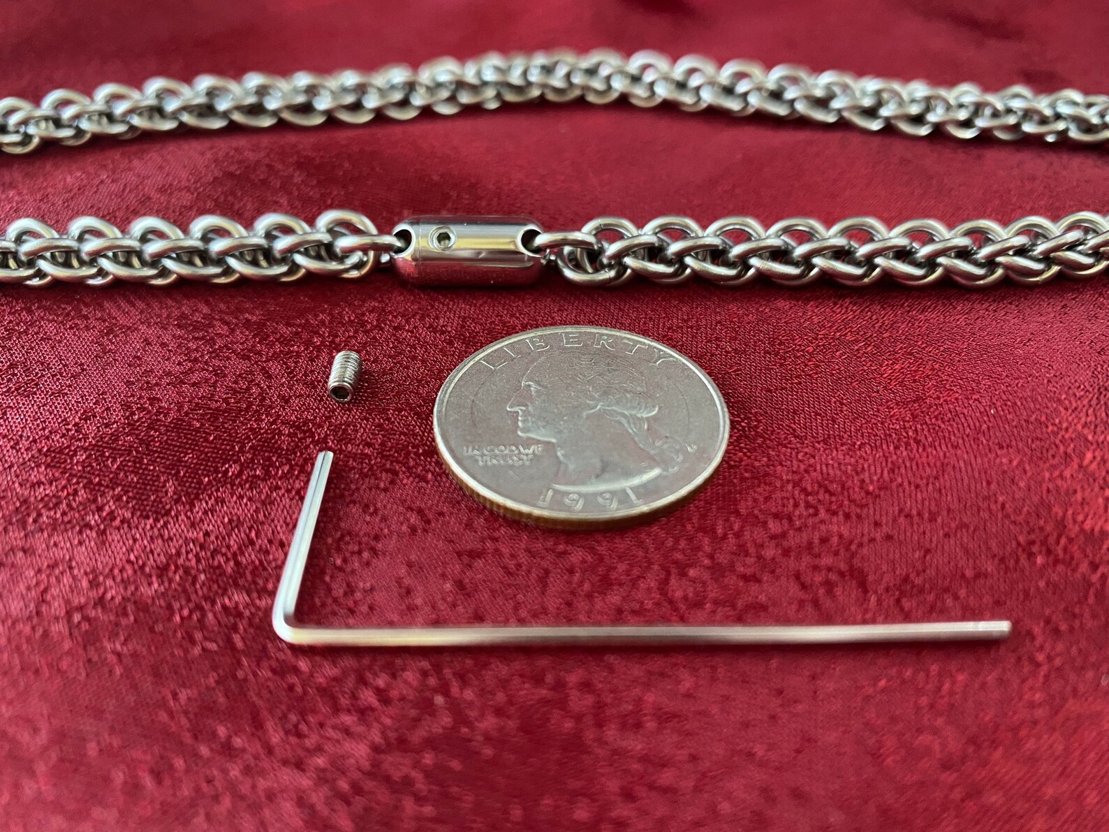 Locking Hex Key Clasp pill Shape Original Design | Etsy