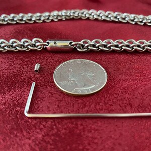 Locking Hex Key Clasp pill Shape Original Design breakaway Links ...