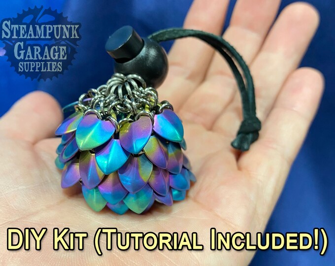 X1 KIT - DNA - Double Helix - Inverted Spiral Chainmaille - Tutorial ...