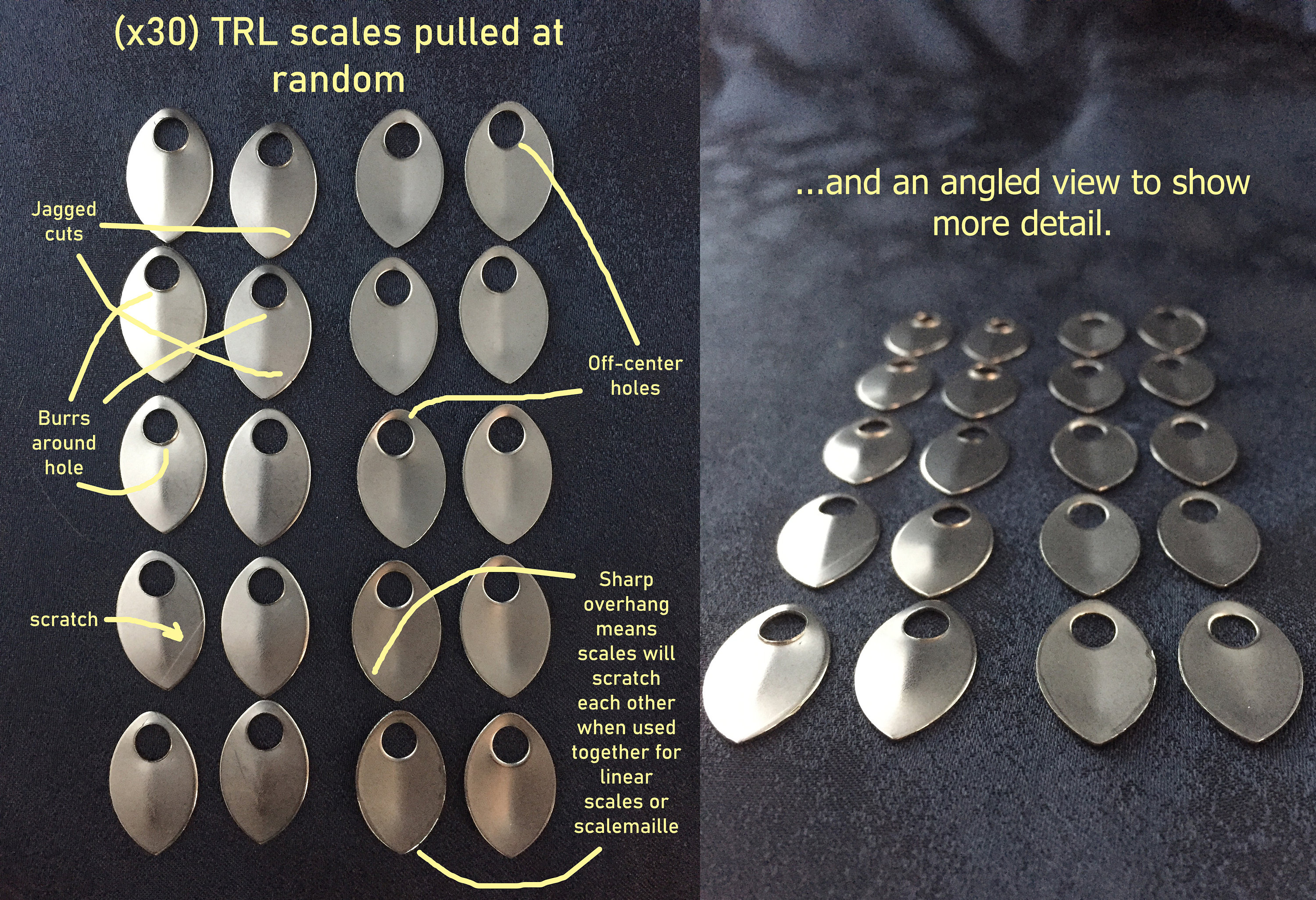 PREMIUM Titanium scales for Making Scalemaille and - Etsy