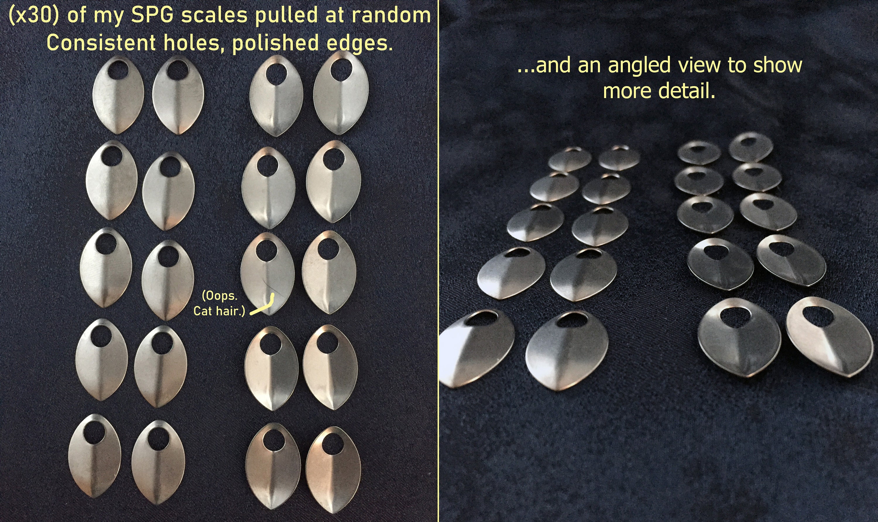 PREMIUM Titanium scales for Making Scalemaille and - Etsy