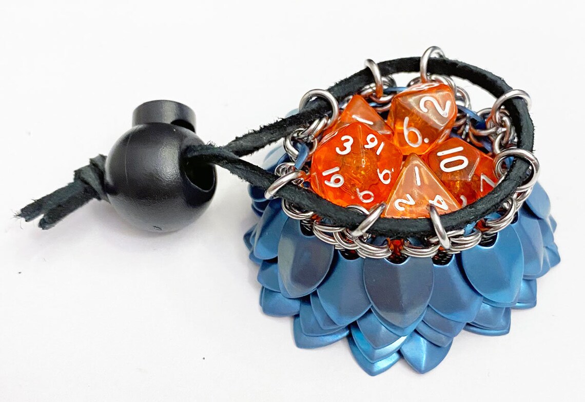 TUTORIAL Only - Mini Pouch - Scalemaille Mojo Dice Bag Instruction ...