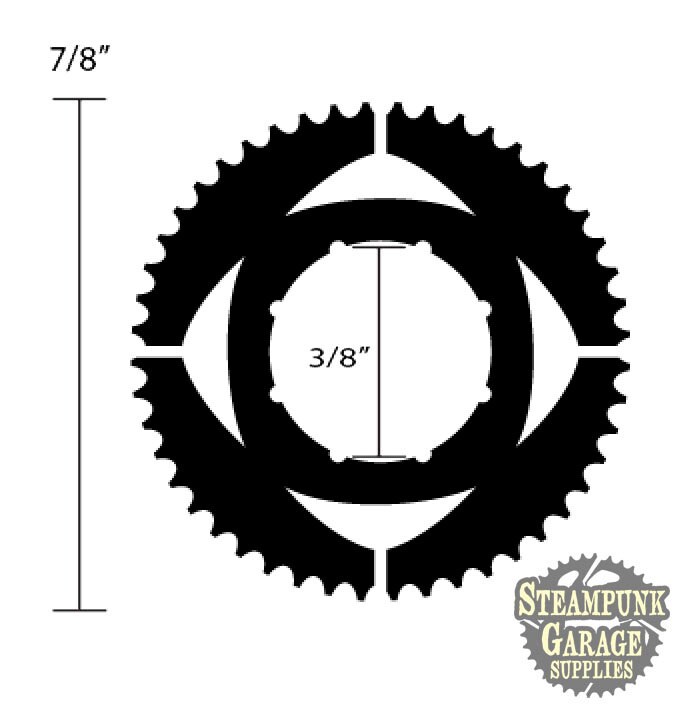 X3 CLASPS Cog Sprocket Gear Toggle Clasp 304 Laser-cut | Etsy
