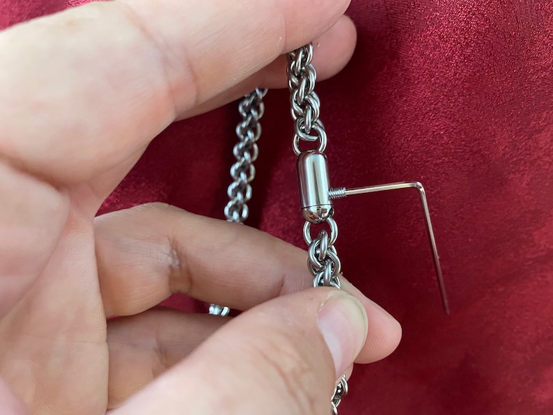 Locking Hex Key Clasp pill Shape Original Design - Etsy
