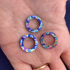 Sparkle Washers Pure Titanium - Etsy
