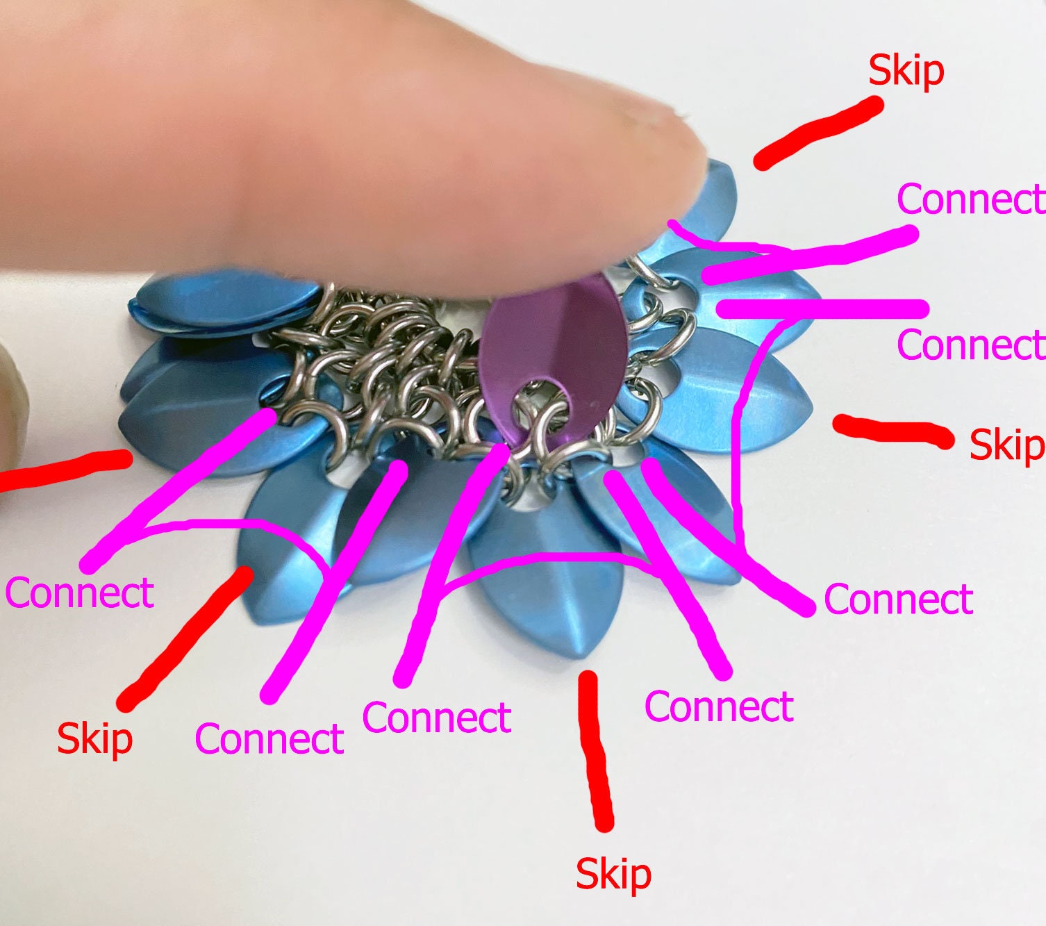 TUTORIAL Only - Mini Pouch - Scalemaille Mojo Dice Bag Instruction ...