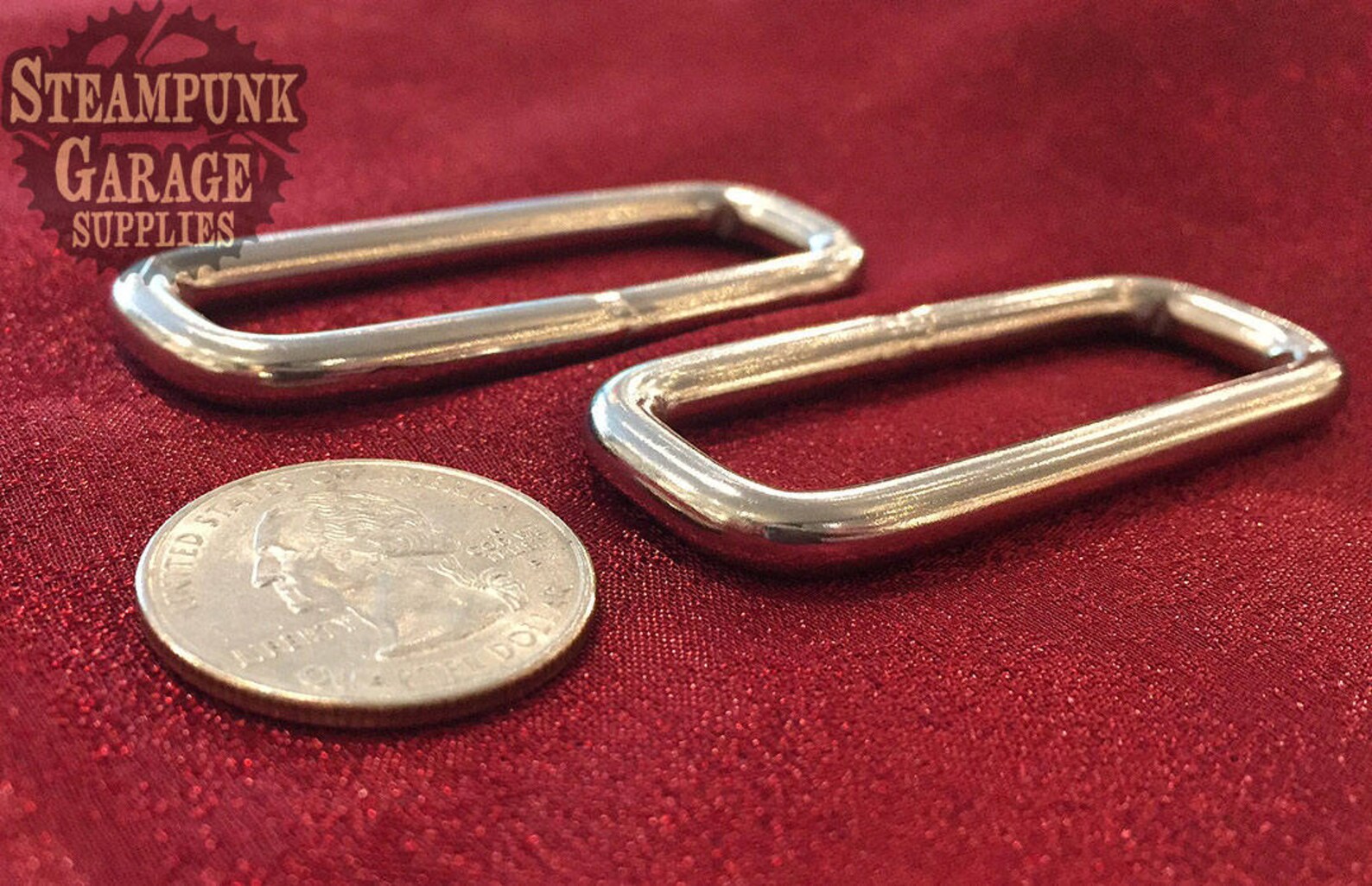 X2 Rectangle Welded Rings Solid 316 Marina Grade Stainless | Etsy