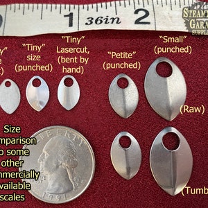 PREMIUM Titanium Scales for Making Scalemaille and Chainmaille Jewelry ...
